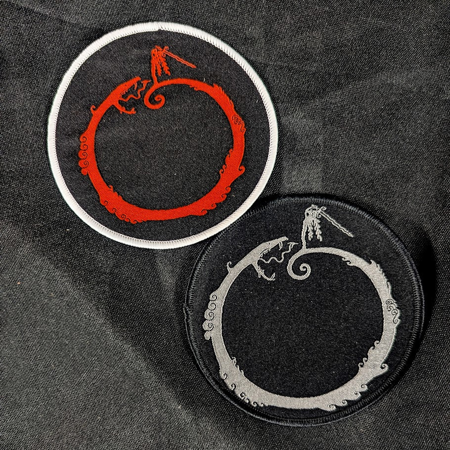 MORTIIS "Ouroboros" woven patch (2 color options) – Out of Season