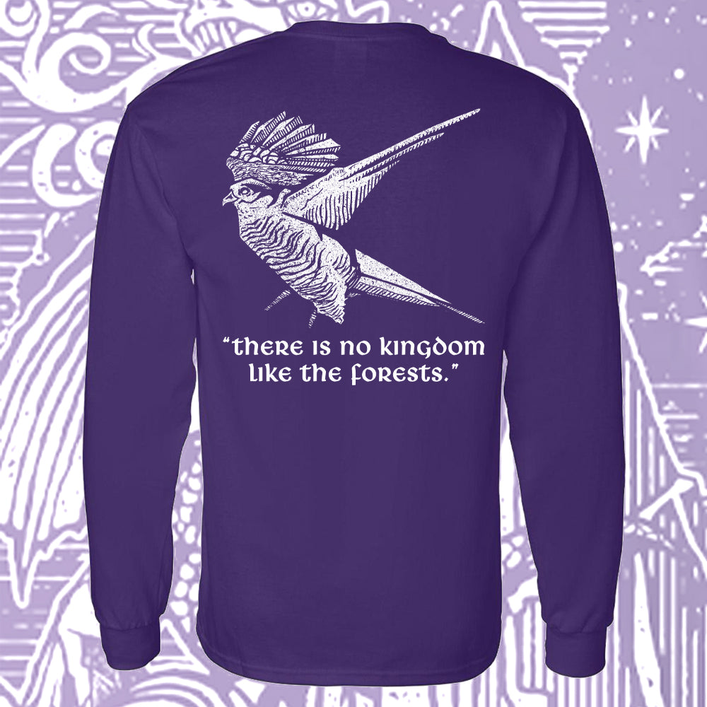 [SOLD OUT] FOGWEAVER 4-Sided Long Sleeve Shirt [Purple/White] – Out of Season