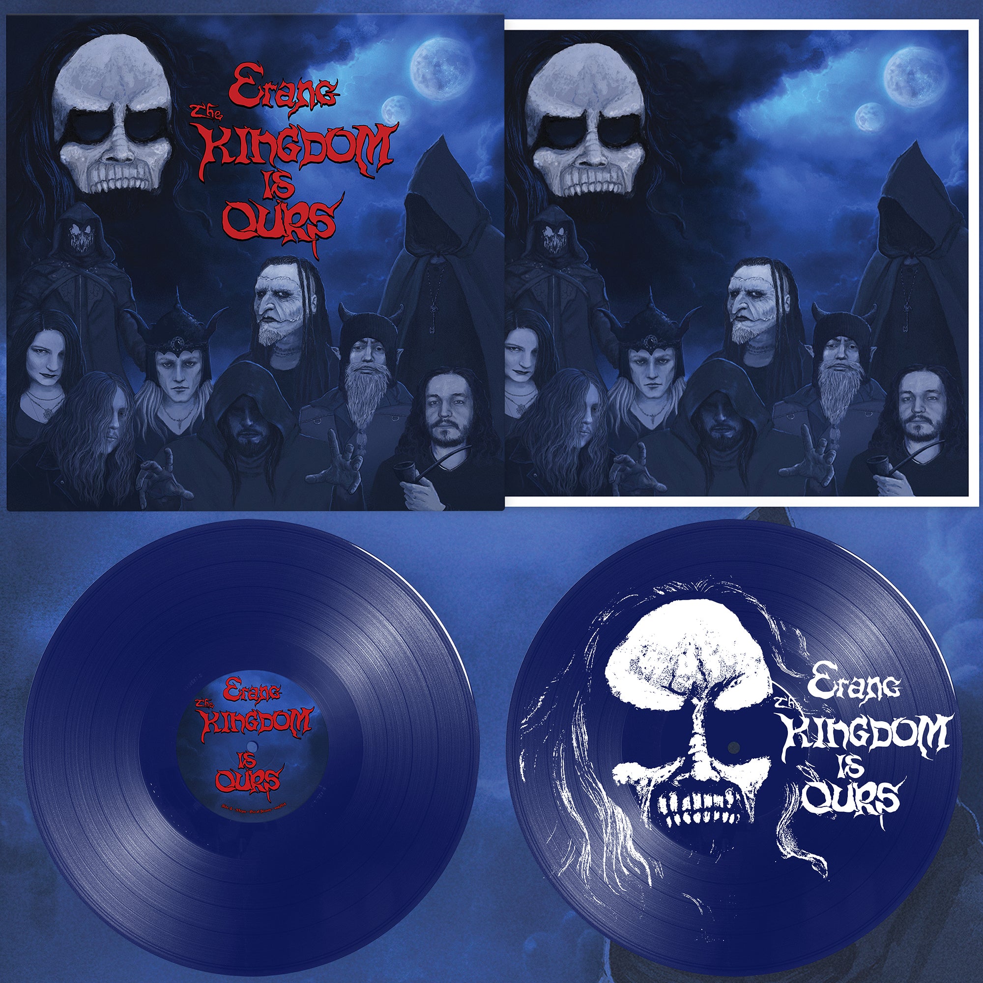ERANG "The Kingdom is Ours" vinyl 2xLP (3 color options w/ screen prin ...