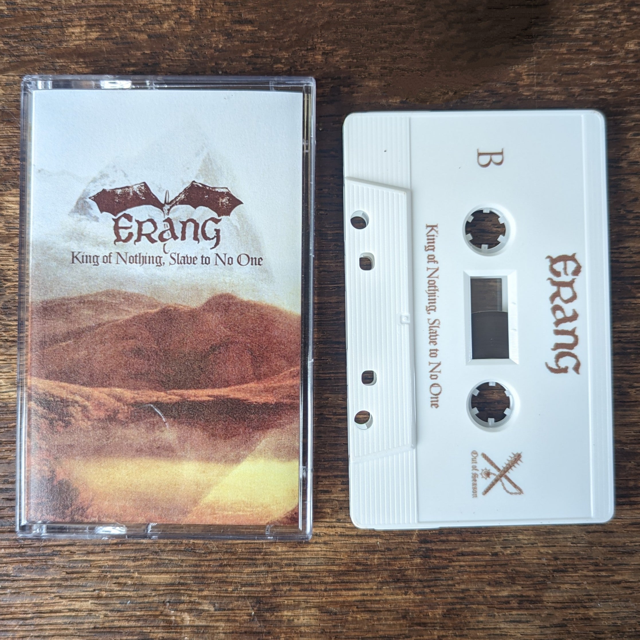 [SOLD OUT] ERANG "King of Nothing, Slave to No One" Cassette Tape (lim ...