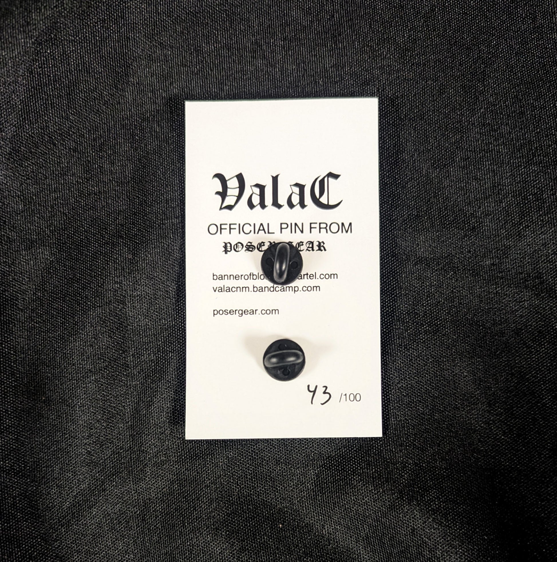 VALAC "Logo" Metal Enamel Pin – Out of Season