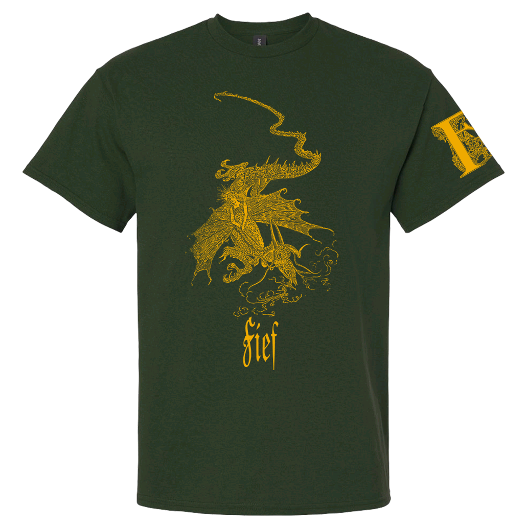 FIEF "Dragon Rider" 2-sided T-Shirt [Forest Green] – Out of Season