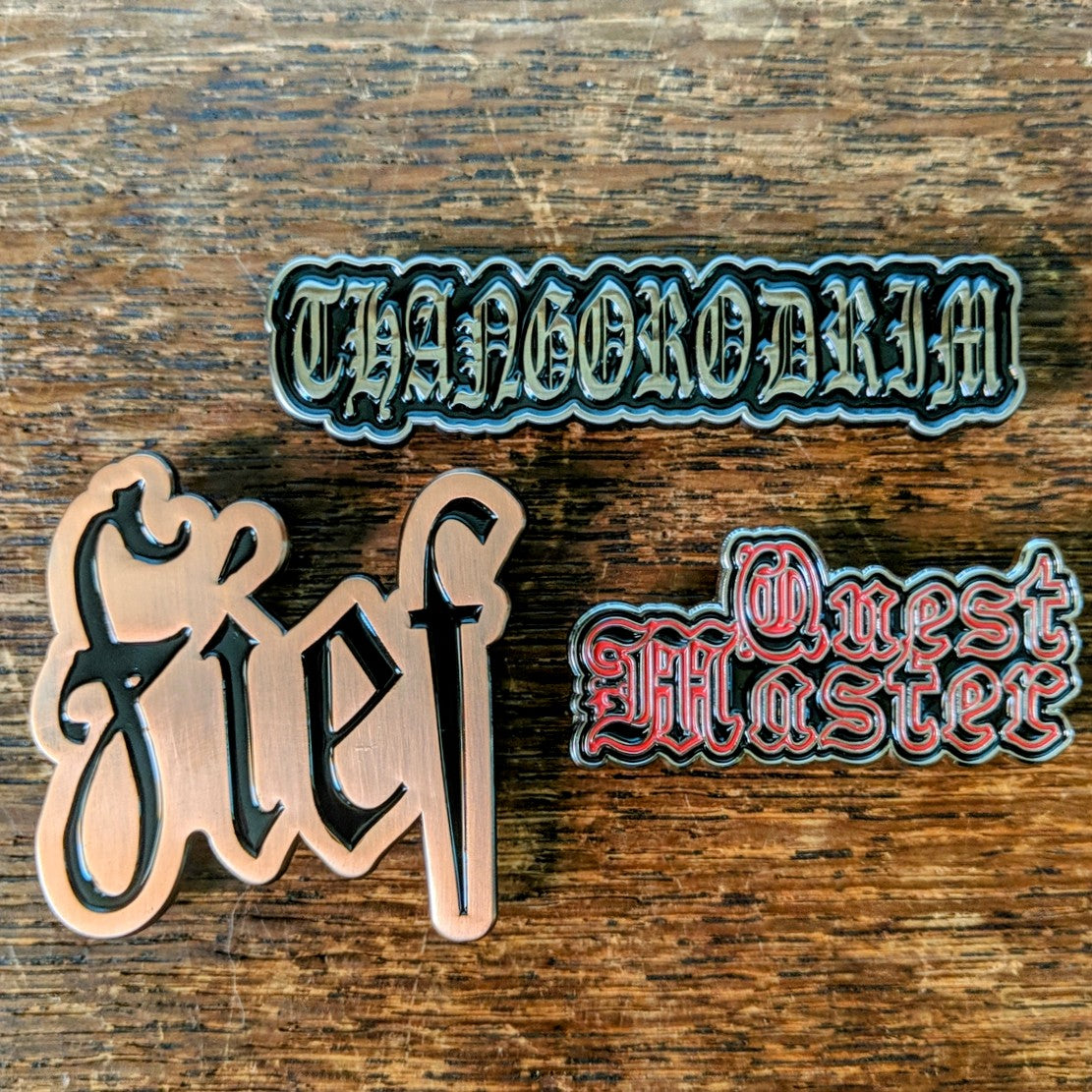 [SOLD OUT] FIEF "Logo" Copper Metal Enamel Pin – Out of Season